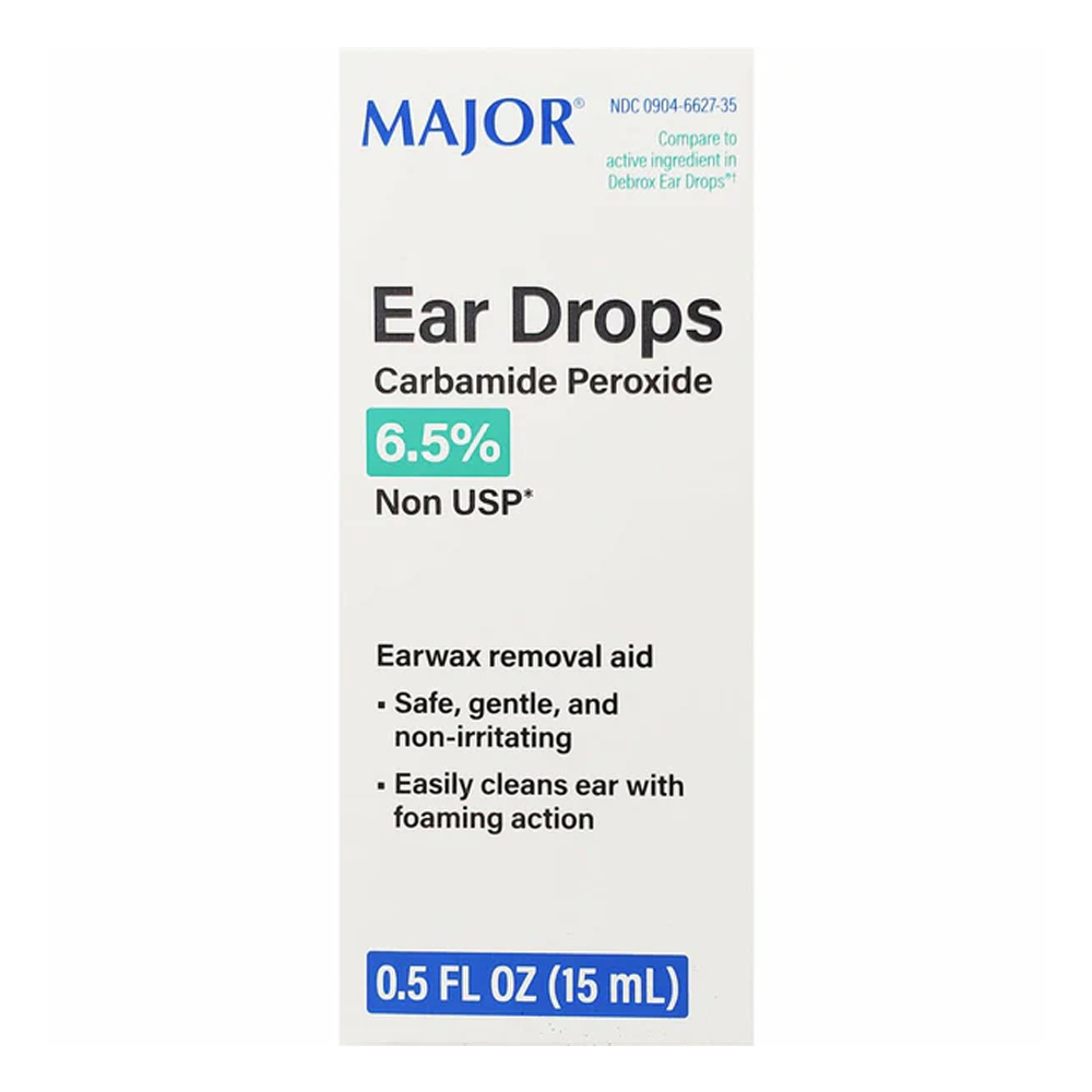 Major Earwax Removal Aid Ear Drops 6.5% - 0.5 fl oz — Riverside Medical ...