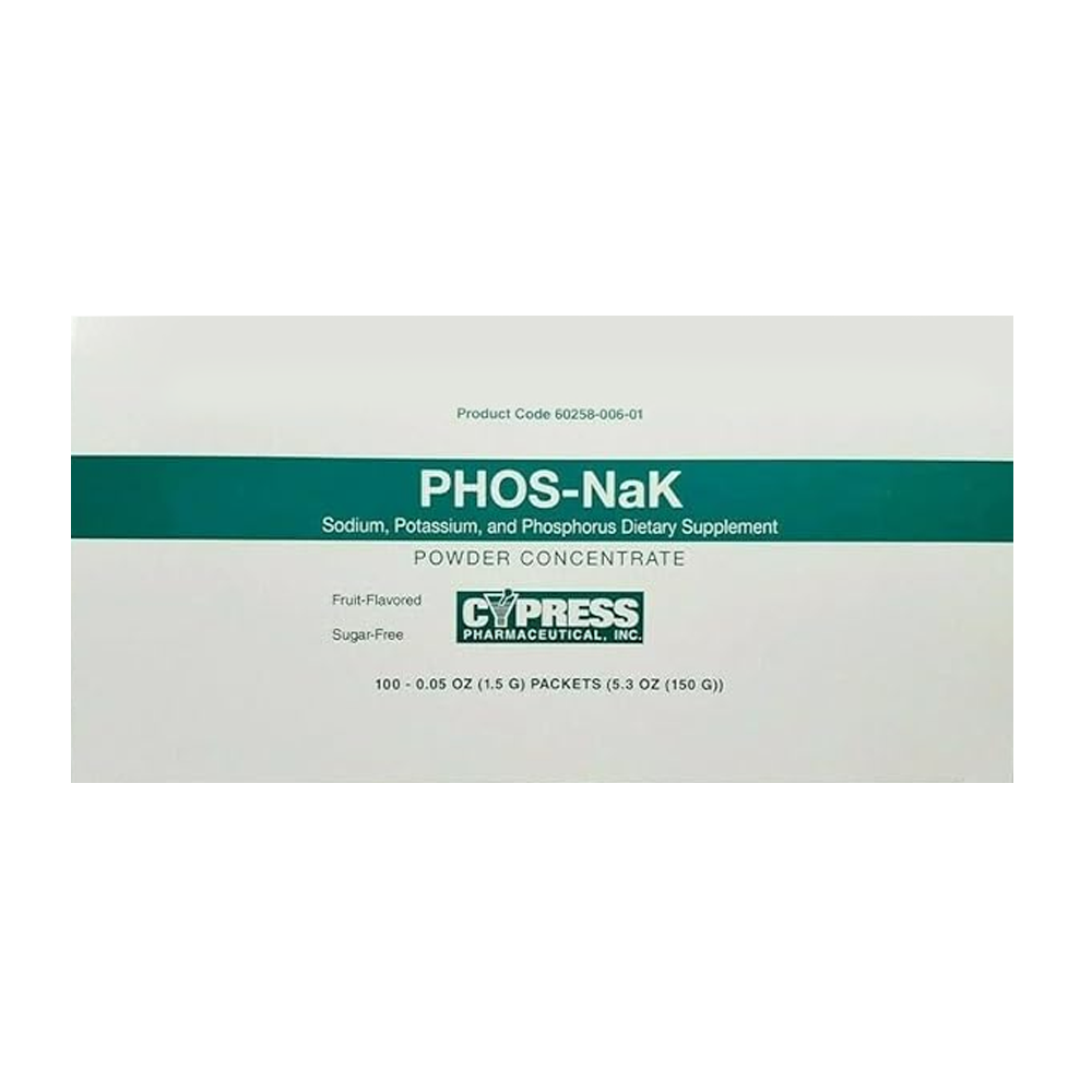 Cypress PHOS-NaK Powder - 100 Packets — Riverside Medical Supply