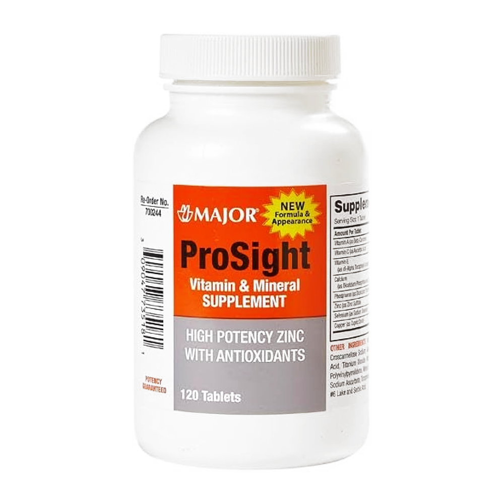 Major ProSight Multivitamin with Zinc - 120 Tablets — RMS PRODUCTS