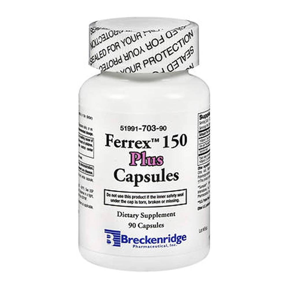 Breckenridge Ferrex 150 Plus - 90 Capsules — RMS PRODUCTS