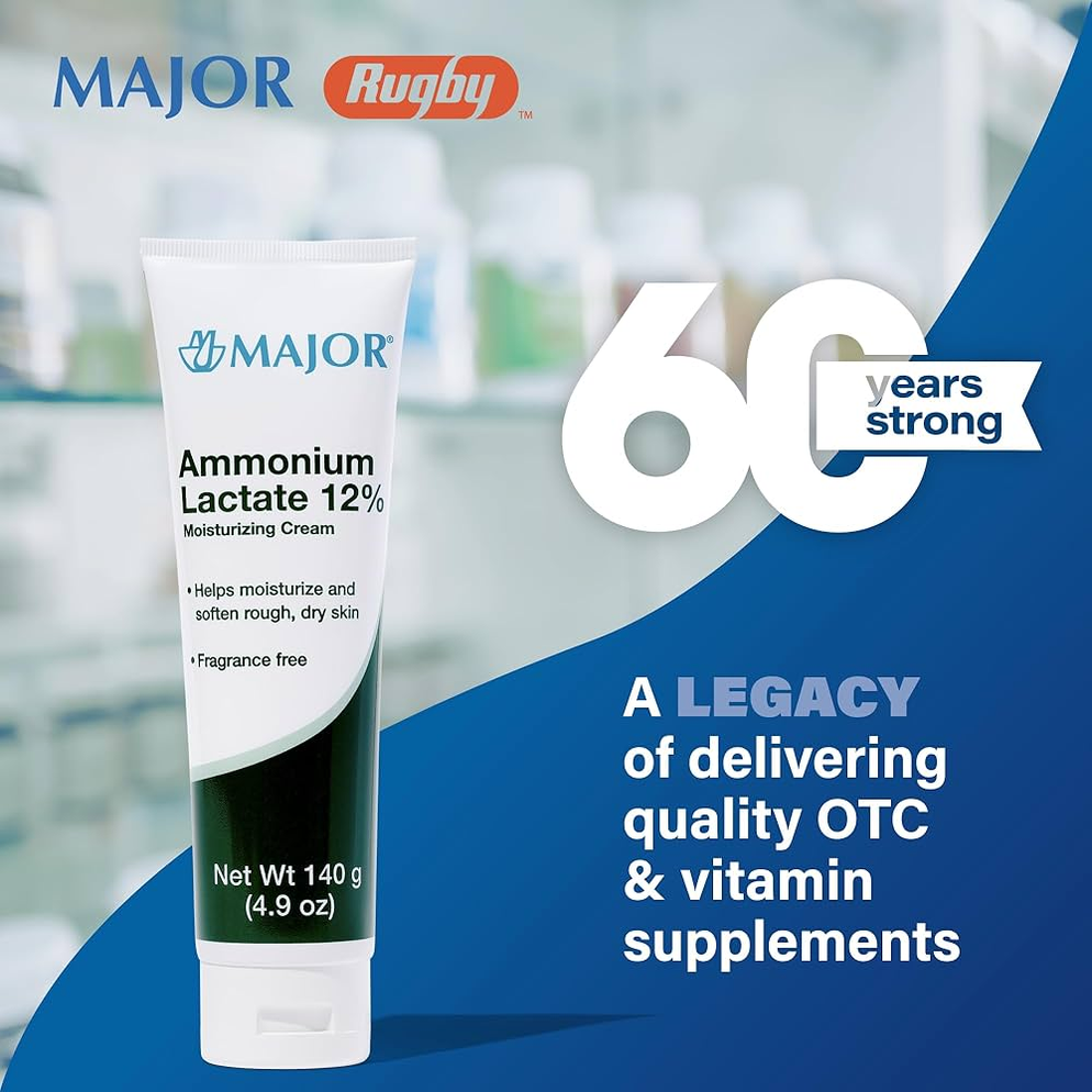 Major Ammonium Lactate 12% Moisturizing Cream – 4.9 oz | Dermatologist ...