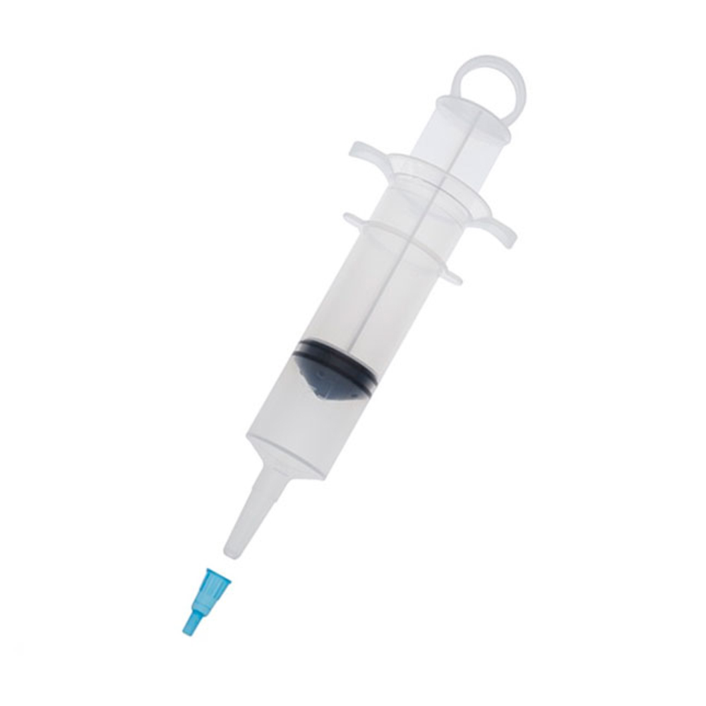 AMSure Enteral Feeding/Irrigation Flat Top Piston Syringe, Poly Pouch ...