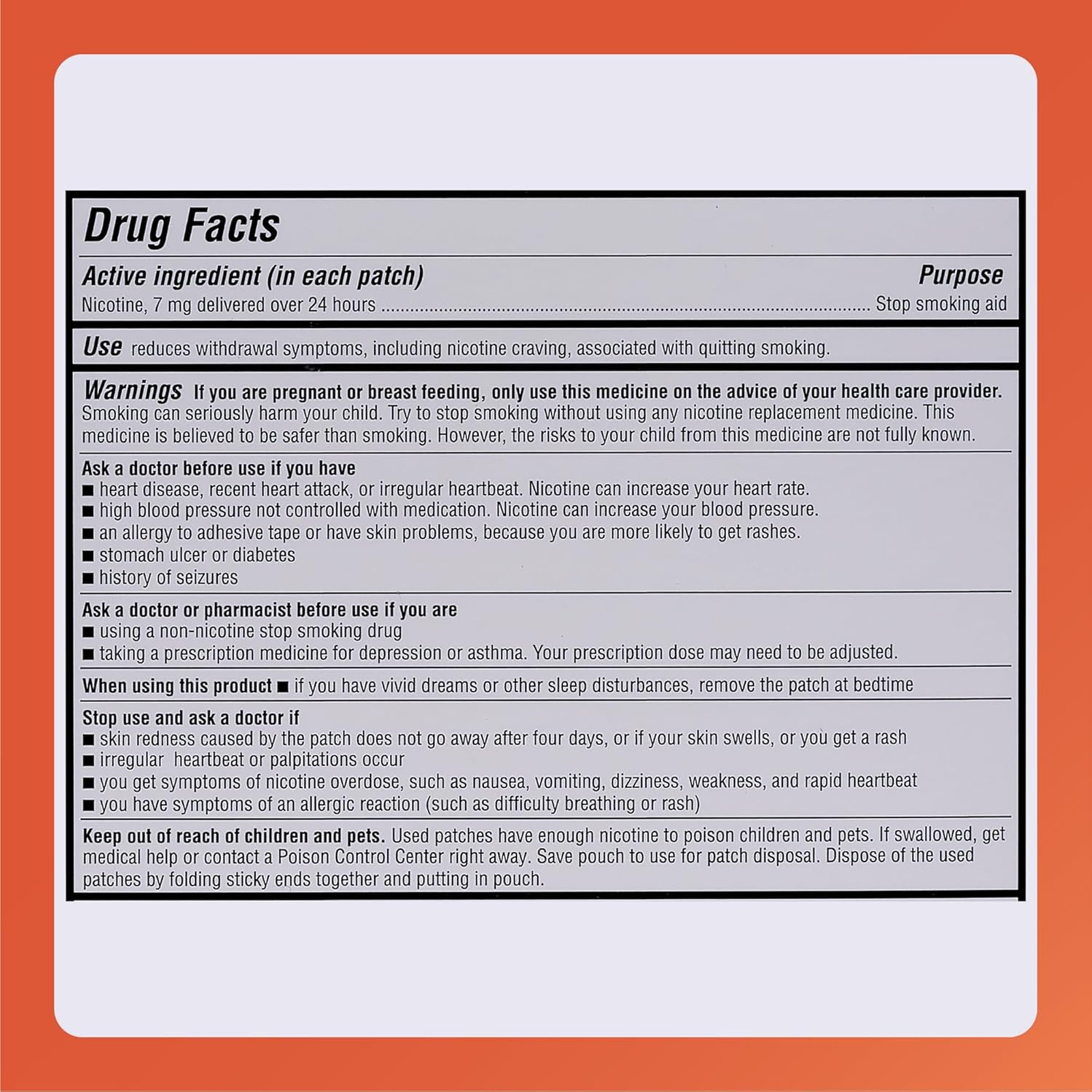 Rugby Clear Nicotine Transdermal System Patch 7mg – Step 3 – 14 Patche ...