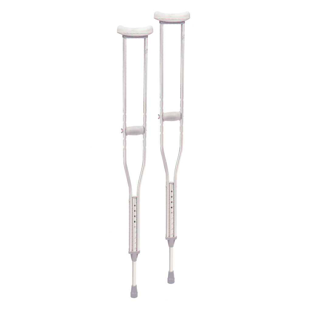 Drive Medical Walking Crutches with Underarm Pad and Handgrip ...